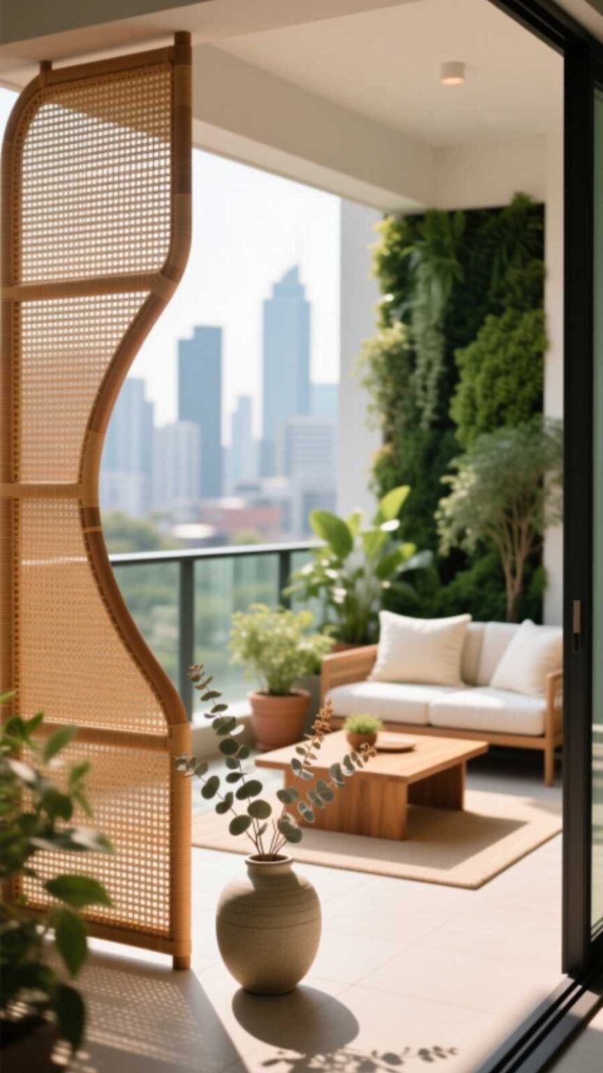 24+ Balcony Privacy Ideas | Cozy, Private & Stylish