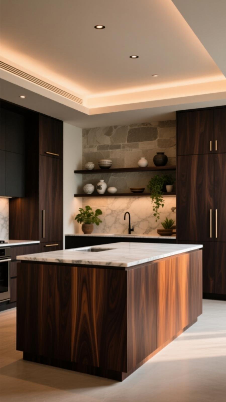 19+ Dark Wood Kitchen Cabinets | Every Home Style