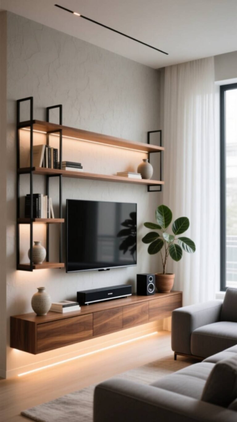 Media Wall Ideas | Space And Boost Aesthetics
