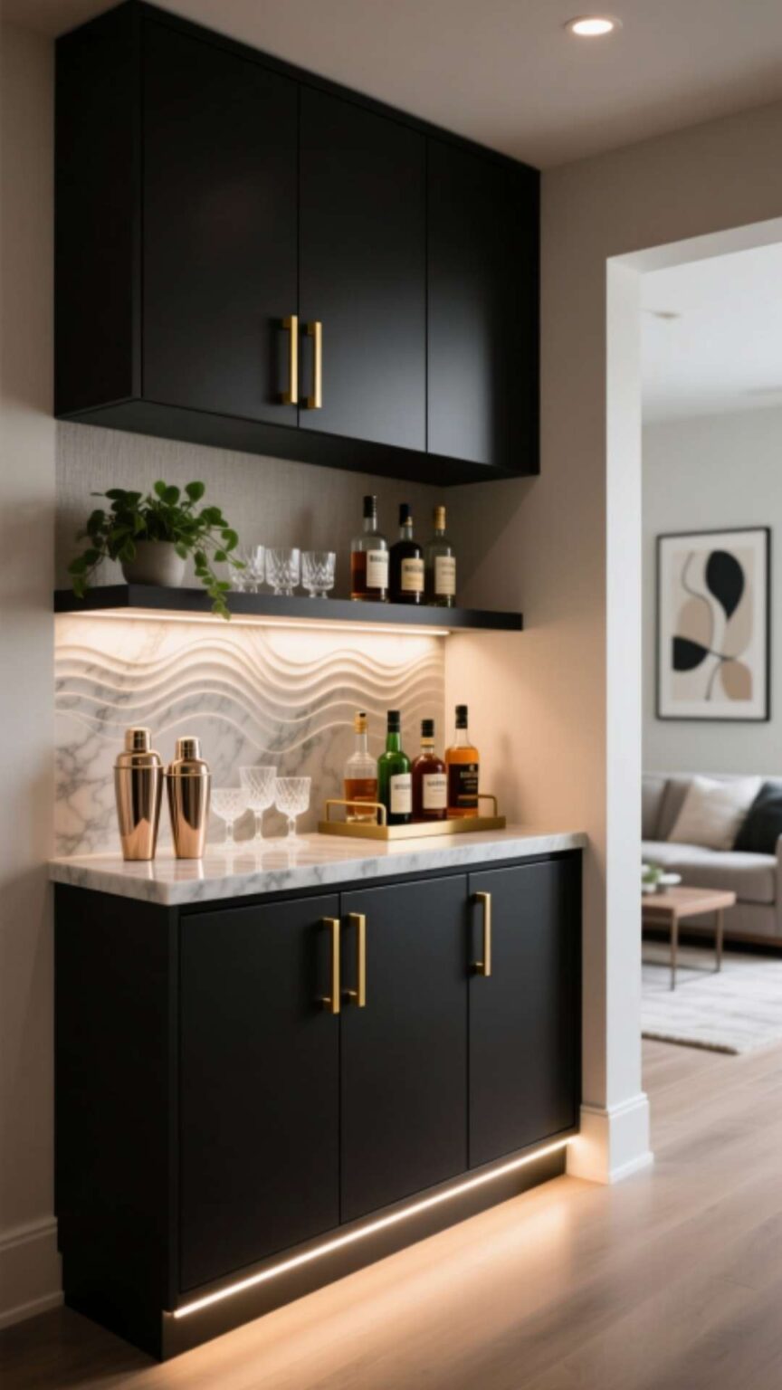 20+ Mini Bar Ideas | Modern And Budget-Friendly Designs